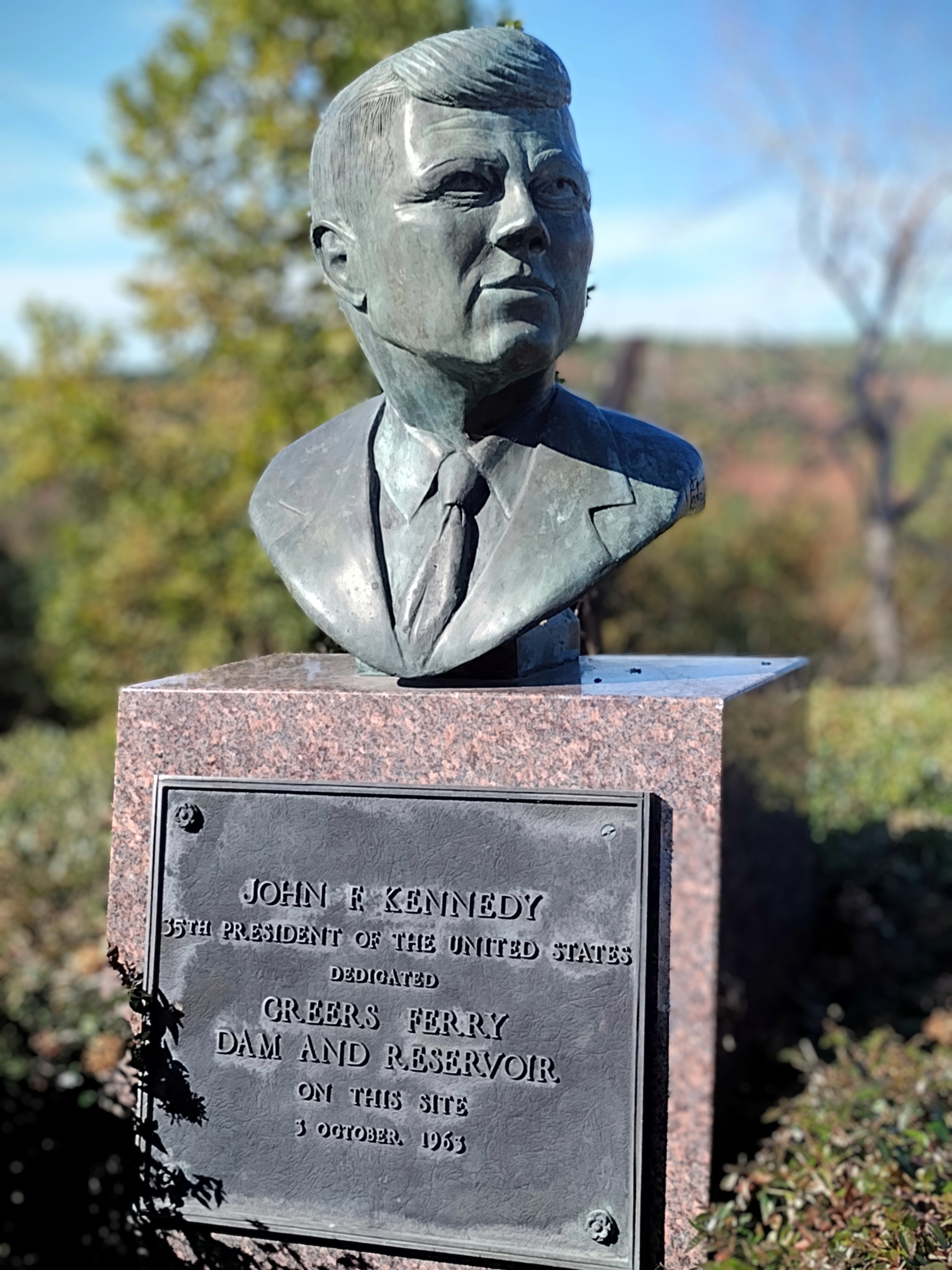 Greers Ferry Lake Dam / JFK Memorial Overlook – Arkansas Bucket List